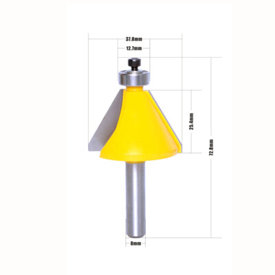 1pcs 8mm Shank 30 Degree Chamfer & Bevel Edging Router Bit | eBay