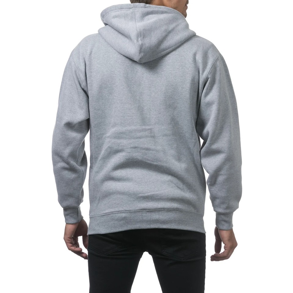 Pro Club Men's Heavyweight Fleece Full Zip Up Hoodie Jacket Size S-5XL ...
