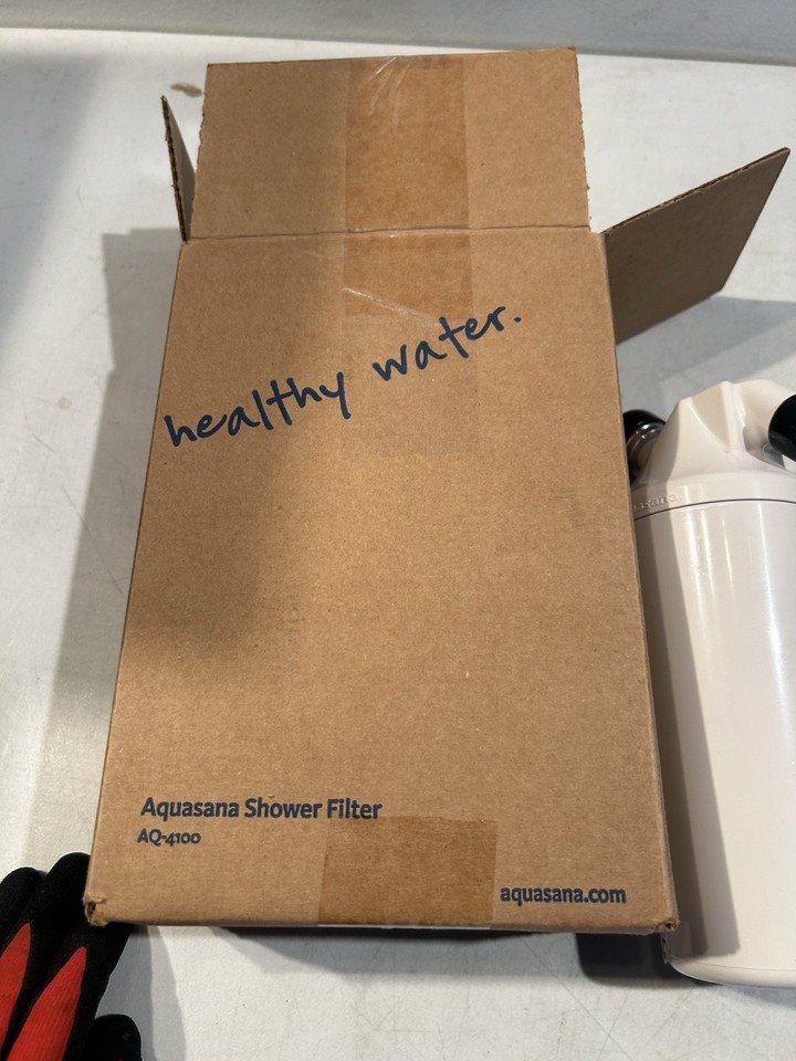 Aquasana AQ-4100 White Deluxe Shower Water Filter System With out Head ...