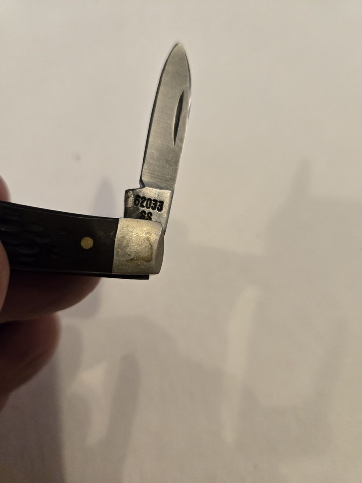 Vintage Case XX Pen Knife 62033 SS Jigged Bone Handle Made in USA | eBay