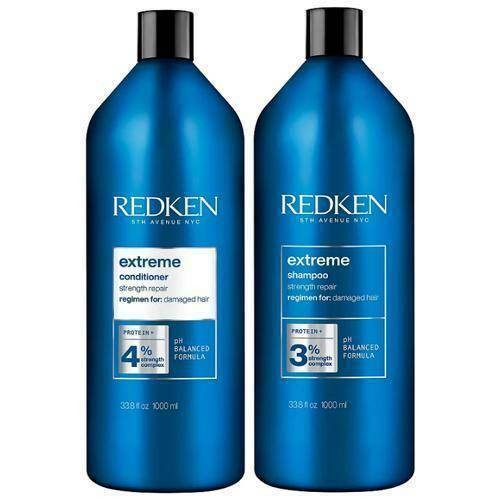 Redken New PACK Extreme Shampoo and Conditioner 33.8 oz Liter Duo Set ...