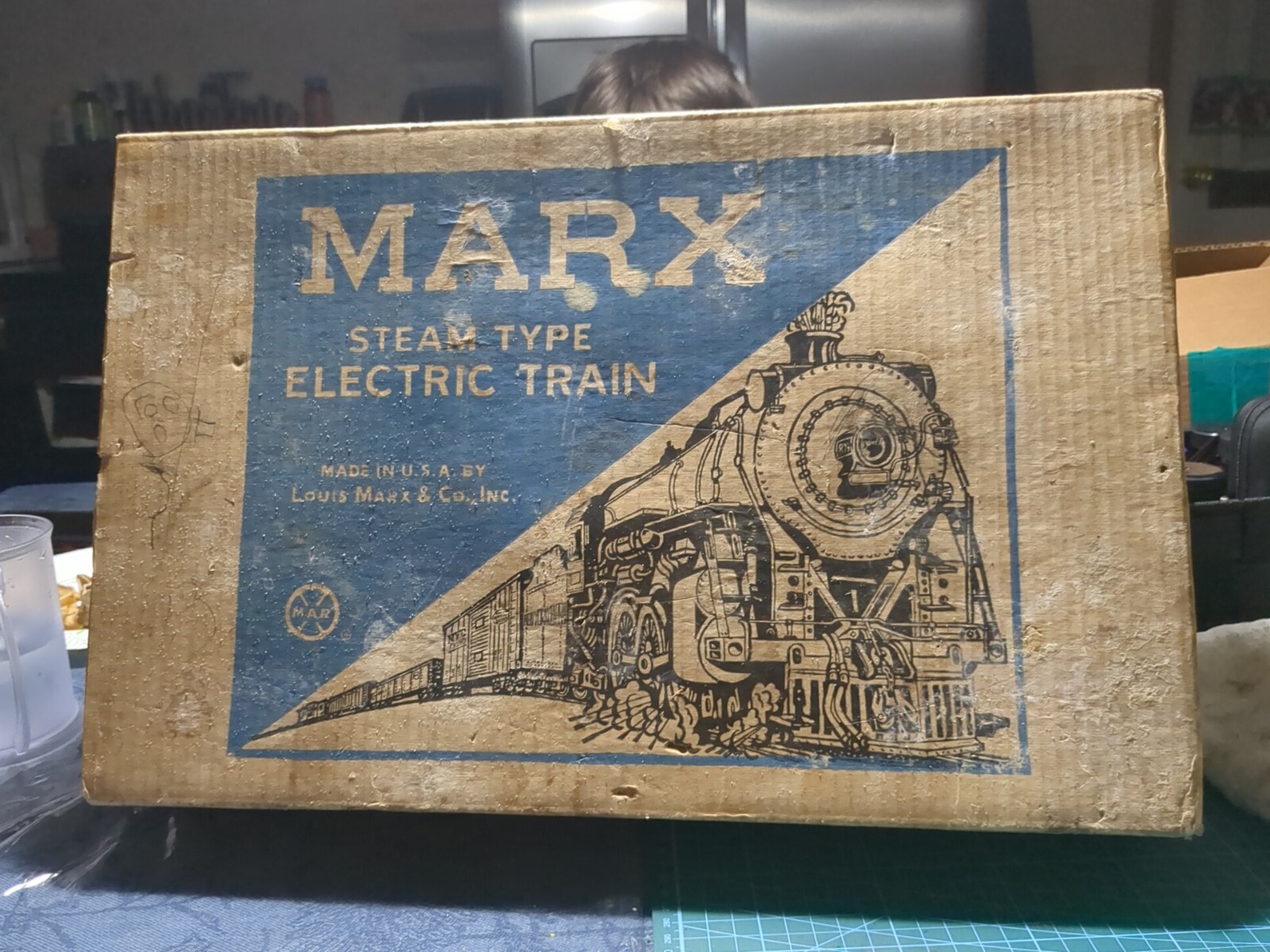 Vintage Louis Marx Steam TypeElectric Train Set with Track & Origional ...