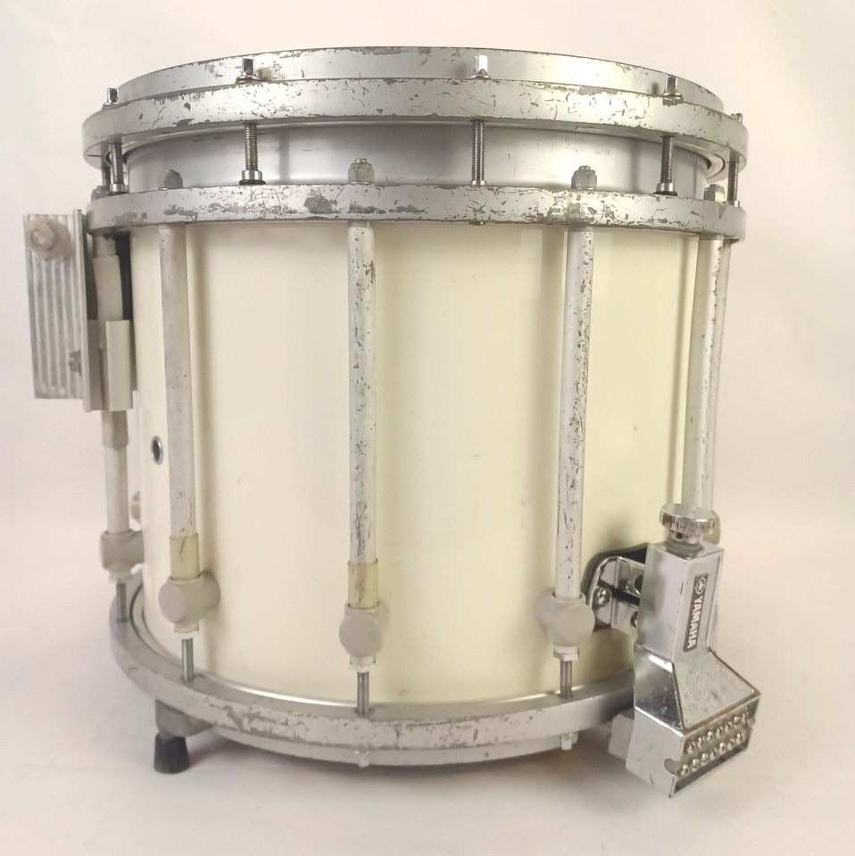 Yamaha 12x14" SFZ 9114U Marching Snare Drum Die-Cast Gloss White Japan ...