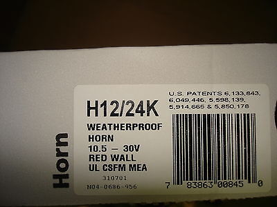 SYSTEM SENSOR H12/24 K "NEW" | eBay