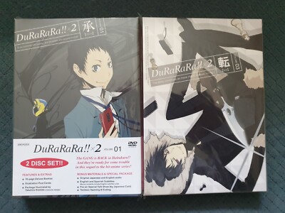 DuRaRaRa!! x2 Volume 1 + 3 DVD One & Three anime series Aniplex ***OOP ...