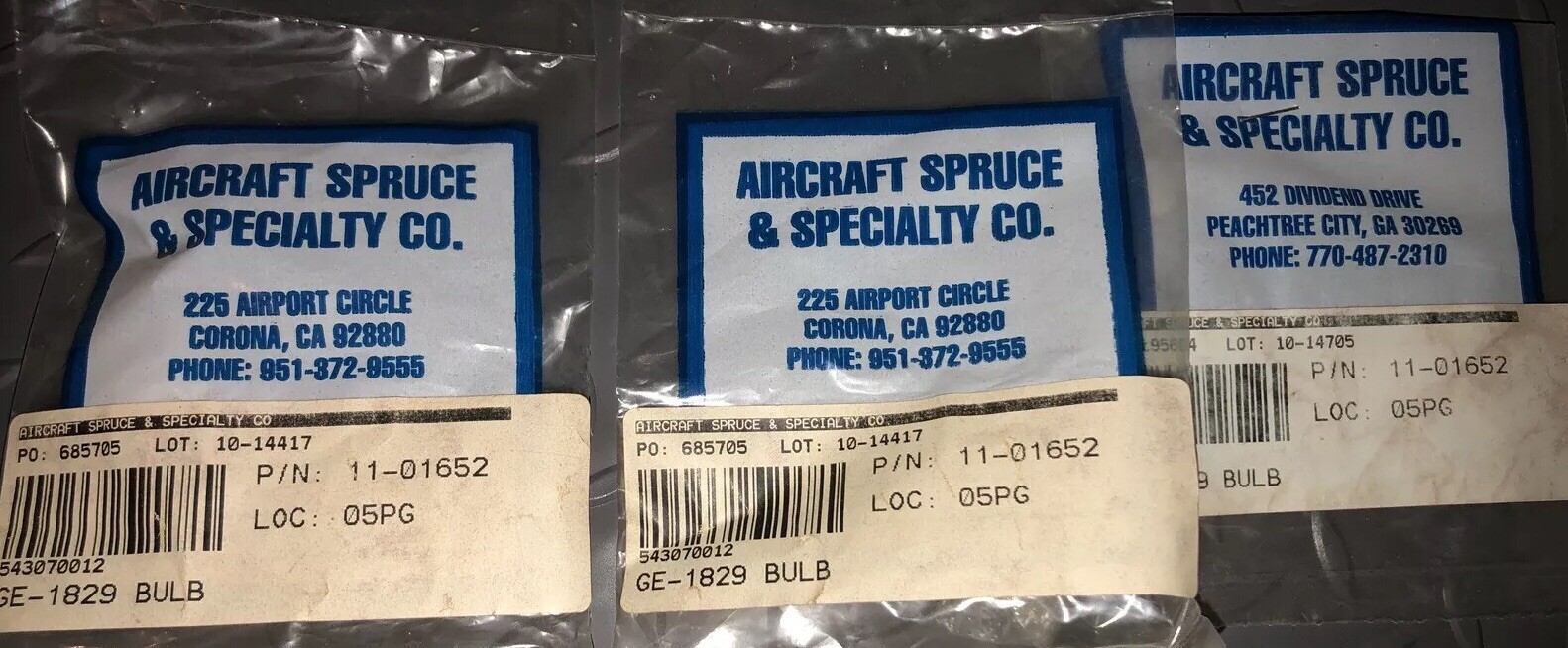 GE-1829 Bulb P/N: 11-01652 (for one bulb) | eBay