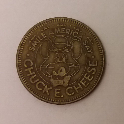 Chuck E. Cheese 1983 Arcade Game Token 24mm | eBay