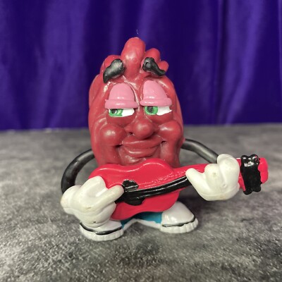Vintage 1998 California Raisins Band Pink Guitar 3" PVC Figure Toys ...