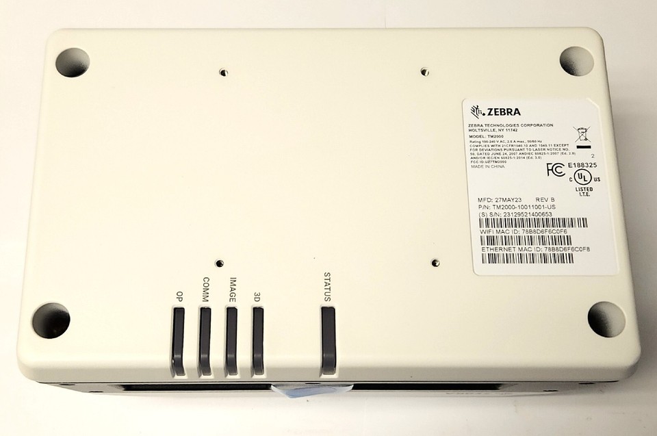 ZEBRA TM2000 10011001 US Model TM2000 Trailer Monitoring Unit w/ Camera ...