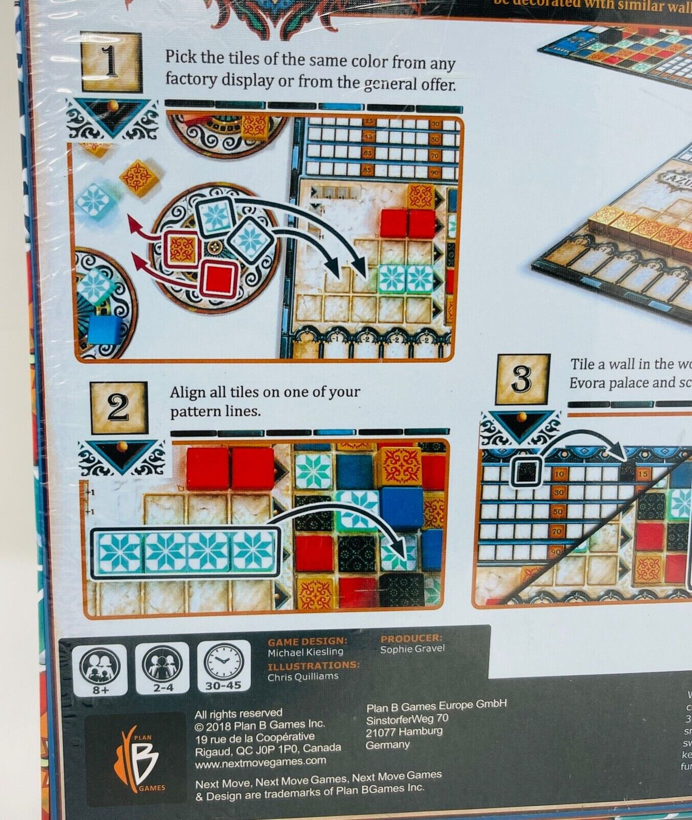 Azul Board Game | Strategy Board Game | Mosaic Tile Placement Game ...