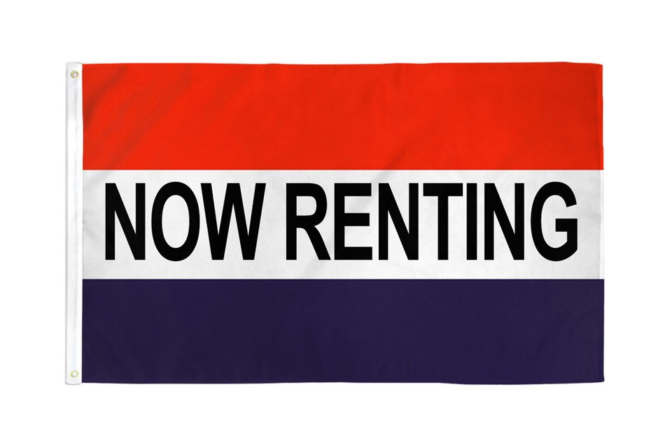 Now Renting Flag 3x5ft Now Renting Banner Sign Dealership Realtor Flag ...