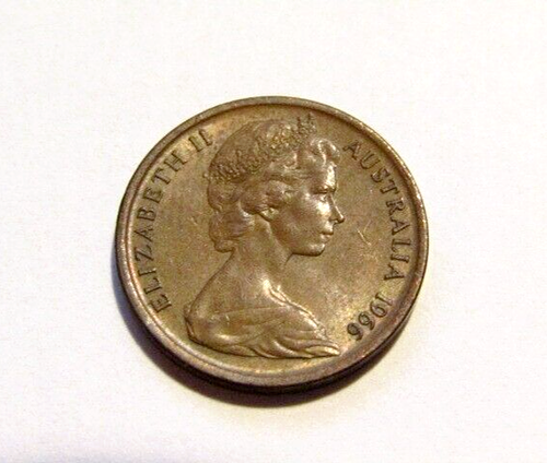 Australia 1966 1 Cent Au Bronze Coin | eBay