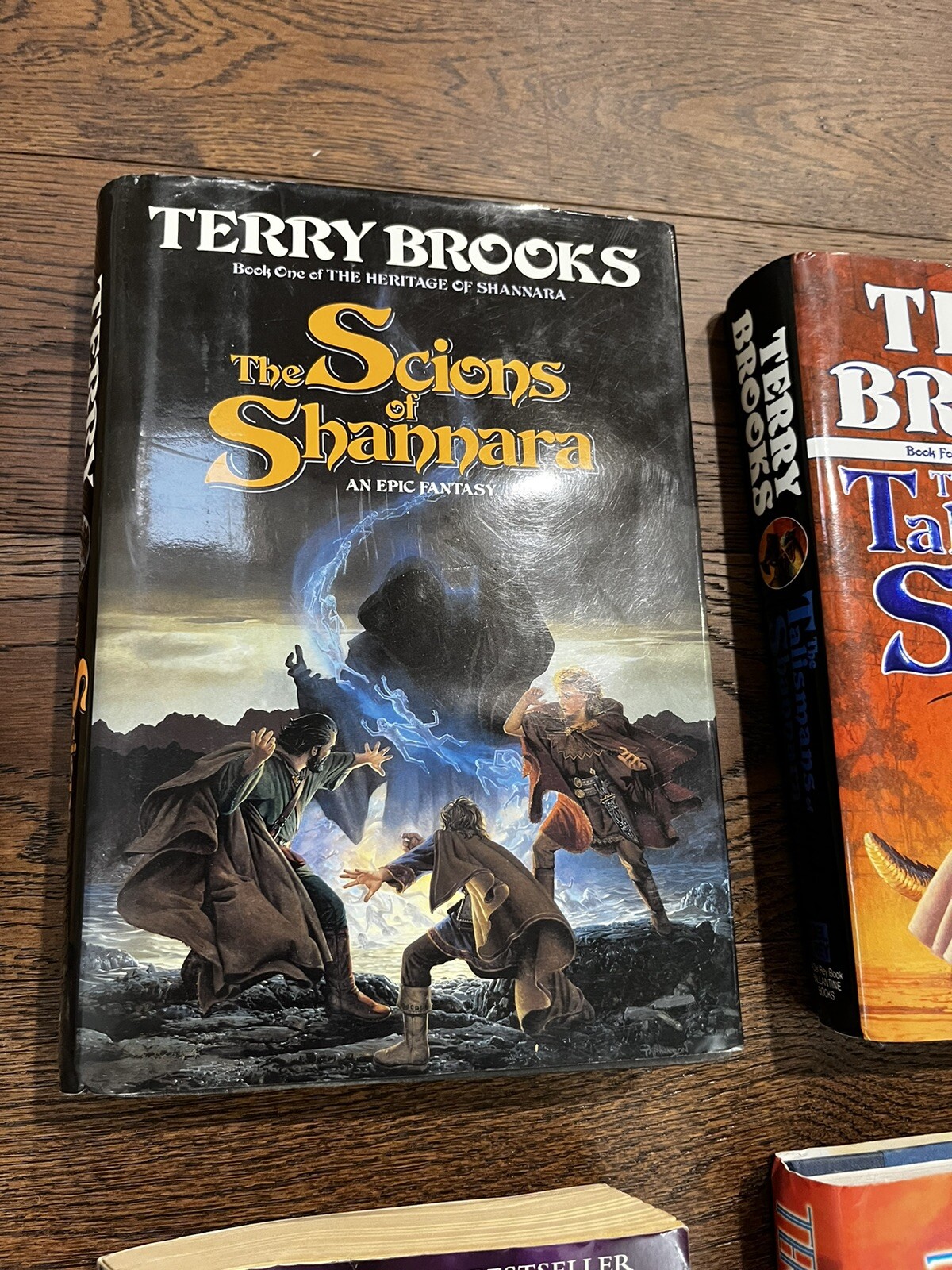 8 Shannara books by Terry Brooks: Antrax, Straken, Talisman, Scions etc ...
