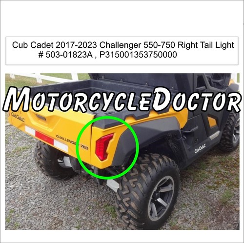 Tail Light,Right,Taillight,UTV,Cub Cadet,Challenger,HiSun,550,750,503 ...