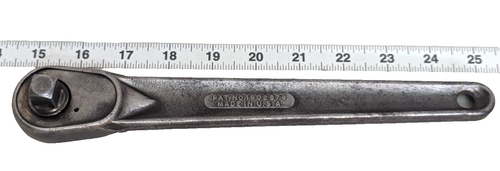 Duro Chrome Pat 1902878 1956 1/2" Ratchet Wrench 10" USA VTG Tested ...
