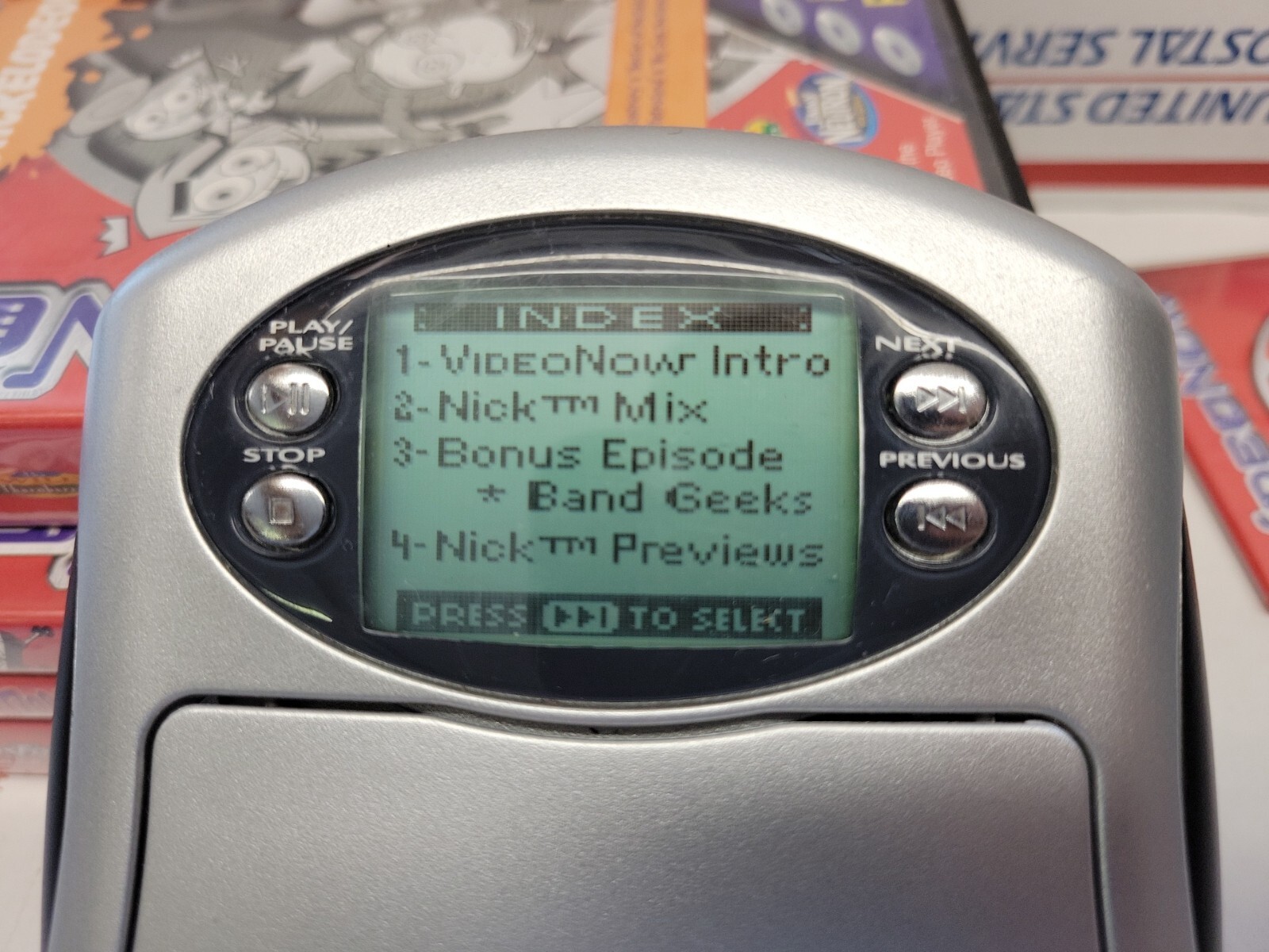 VideoNow Personal Video Now Player Lot SpongeBob Scooby-Doo ...