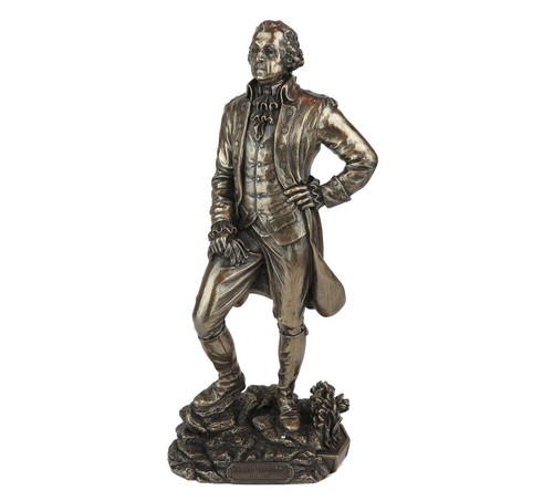 George Washington President of the USA Bronze Figurine Miniature Statue ...