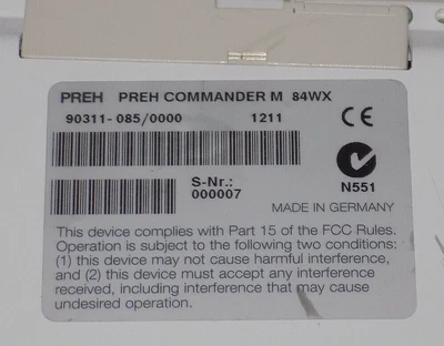 Preh Commander M M84 WX Keyboard | Grelly USA