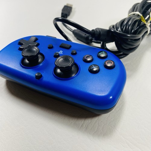 Hori Mini Wired Gamepad for Sony PlayStation 4 PS4 Blue PS4-100U ...