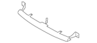 Genuine Nissan Bumper Cover Support Rail 62290-9FV0A | eBay