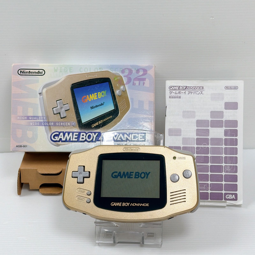 Nintendo Game Boy Advance GBA Gold AGB-001 Boxed Set Tested Working | eBay