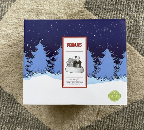 Scentsy Peanuts Snoopy's Cozy Christmas Warmer NIB Sold Out! | eBay
