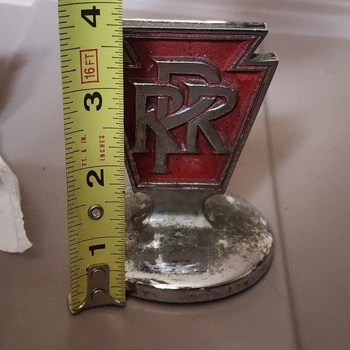 VINTAGE PENNSYLVANIA RAILROAD PRR KEYSTONE EMBLEM SIGNED PAPER WEIGHT ...