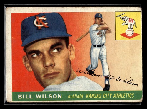 1955 Topps #86 Bill Wilson VG-EX Kansas City Athletics | eBay