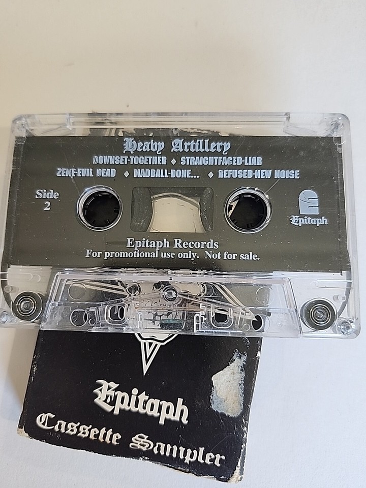 Epitaph Records Promo Cassette Sampler 2000 Heavy Artillery ZEKE ...