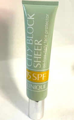 CLINIQUE CITY BLOCK SHEER SPF 15 Oil-Free Daily 1.4oz / 40mL RARE | eBay