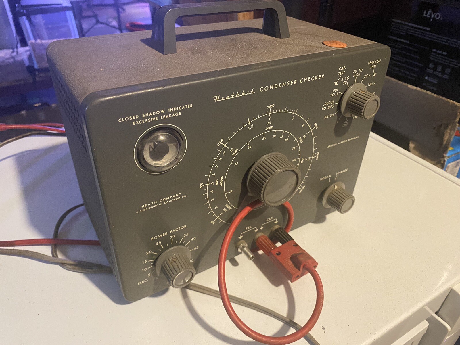 Vintage Heathkit Model C3 Condenser Checker Leakage Tester Used ...