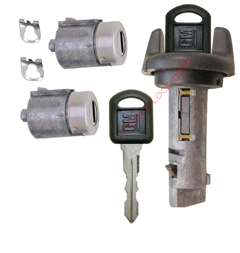 New OEM Ignition Cylinder & Door Lock Set For Chevrolet Suburban 95-97 ...