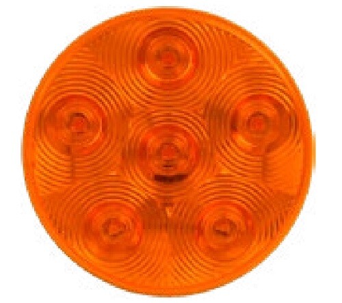 UBLights MTLED4000-6A - 4" Round 6 Diode Amber LED Dual Function Light ...