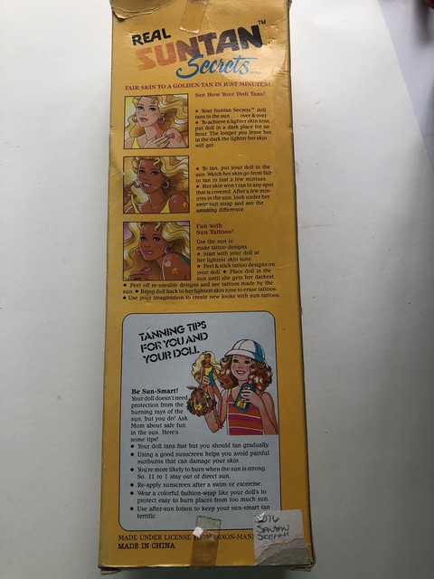Creata Real Suntan Secrets Tan 1988 Fashion Doll for sale online | eBay