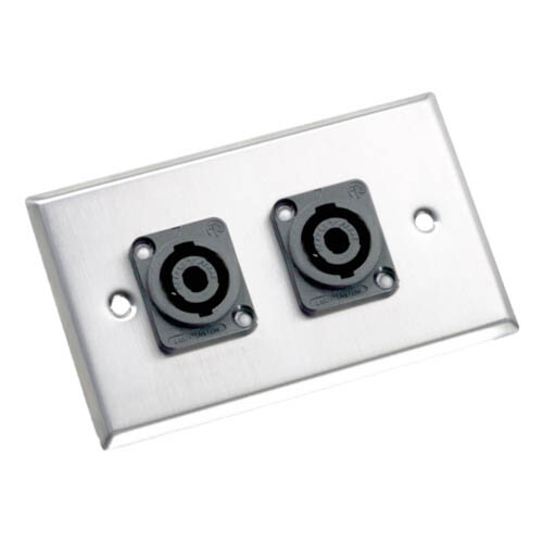 Neutrik 206L Loudspeaker Connector Wallplate Single NL4MP | eBay