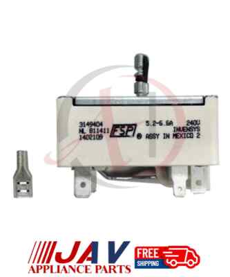For Amana Range Oven Range Infinite Switch Control Inv# AO1482 | eBay