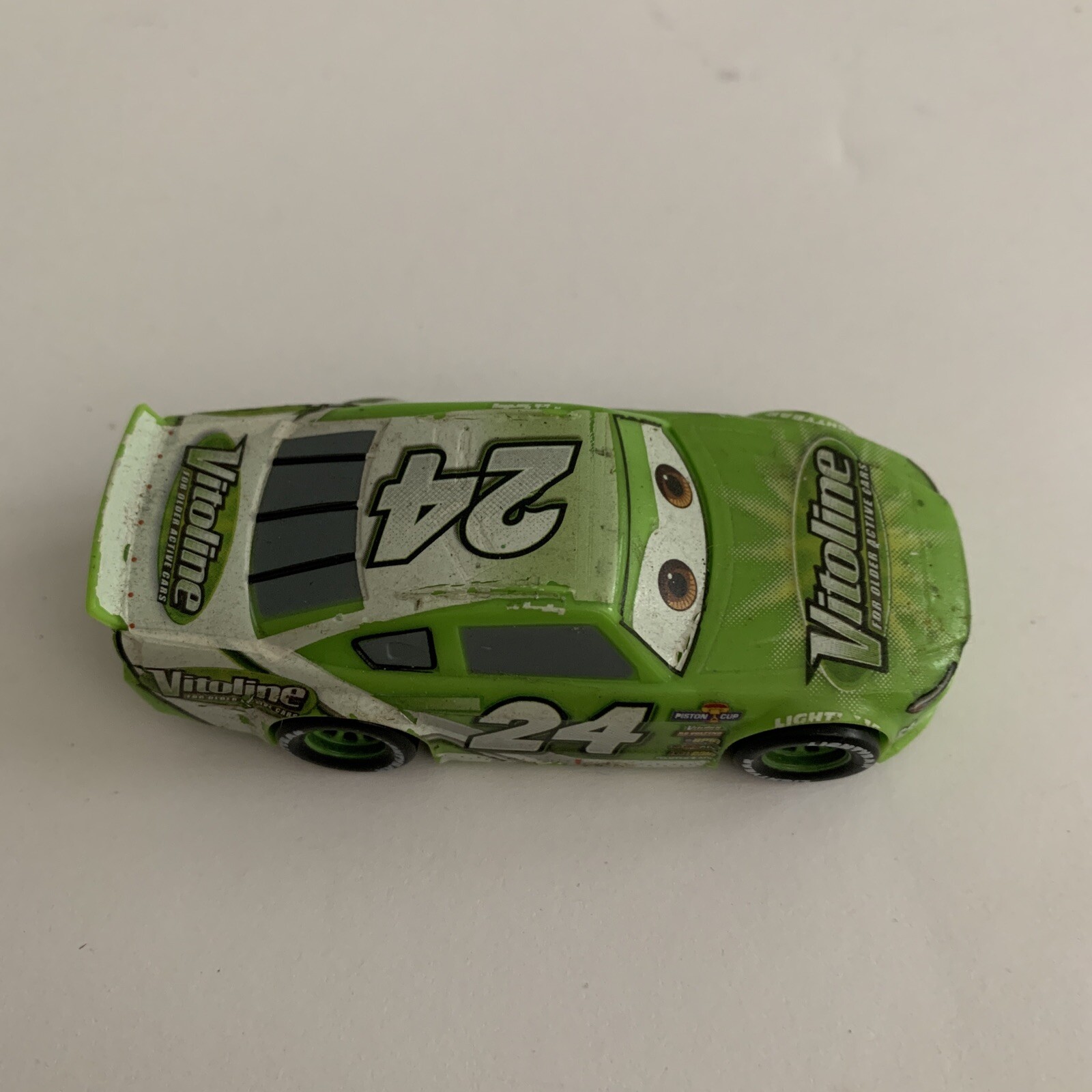Disney Pixar Cars Brick Yardley Vitoline #24 Piston Cup Racers Plastic ...