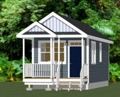 12x30 Tiny House -- 358 sq ft -- PDF Floor Plan -- Model 1 | eBay