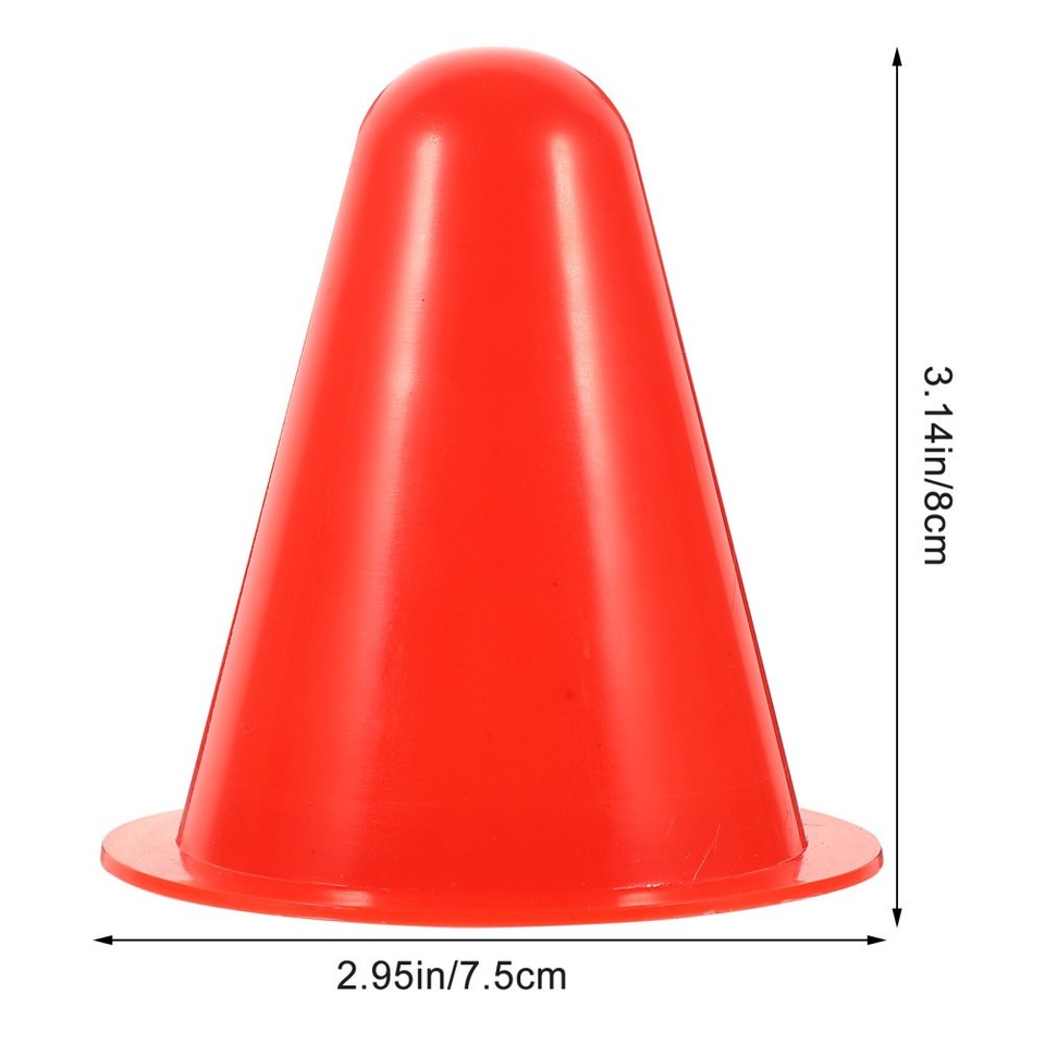 20 Pcs Training Equipment Stackable Cones Plastic Agility Skating | eBay UK