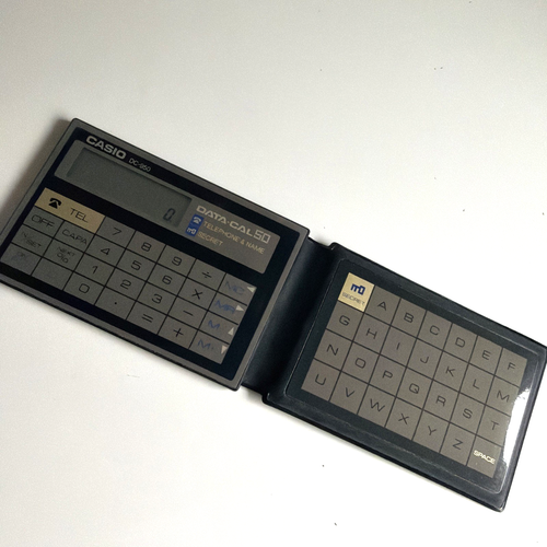 Vintage Casio DC-950 Data Cal 50 Works Pocket Calculator Tel Secret ...