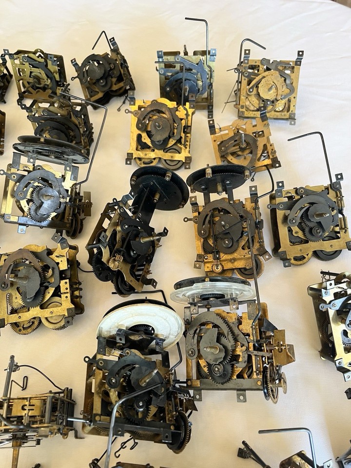 Lot of over 60 Regula Germany Cuckoo Clock Movements for Parts or ...