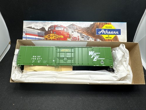 ATHEARN BNSF 57' Reefer Western Fruit Green 1/87 HO Scale Model NOS | eBay