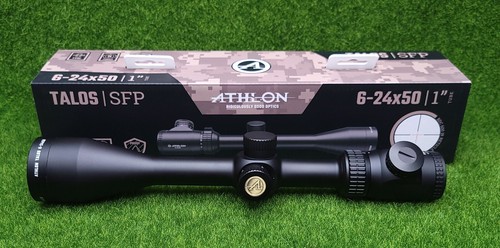 Athlon Talos 6-24x50 Capped SF Riflescope w/ SFP BDC 600 IR MOA Reticle ...