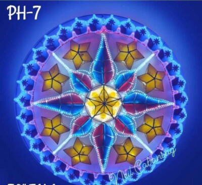 Christmas Capiz Parol LED Lantern Filipino 2025 PH7 size 24” US Seller ...