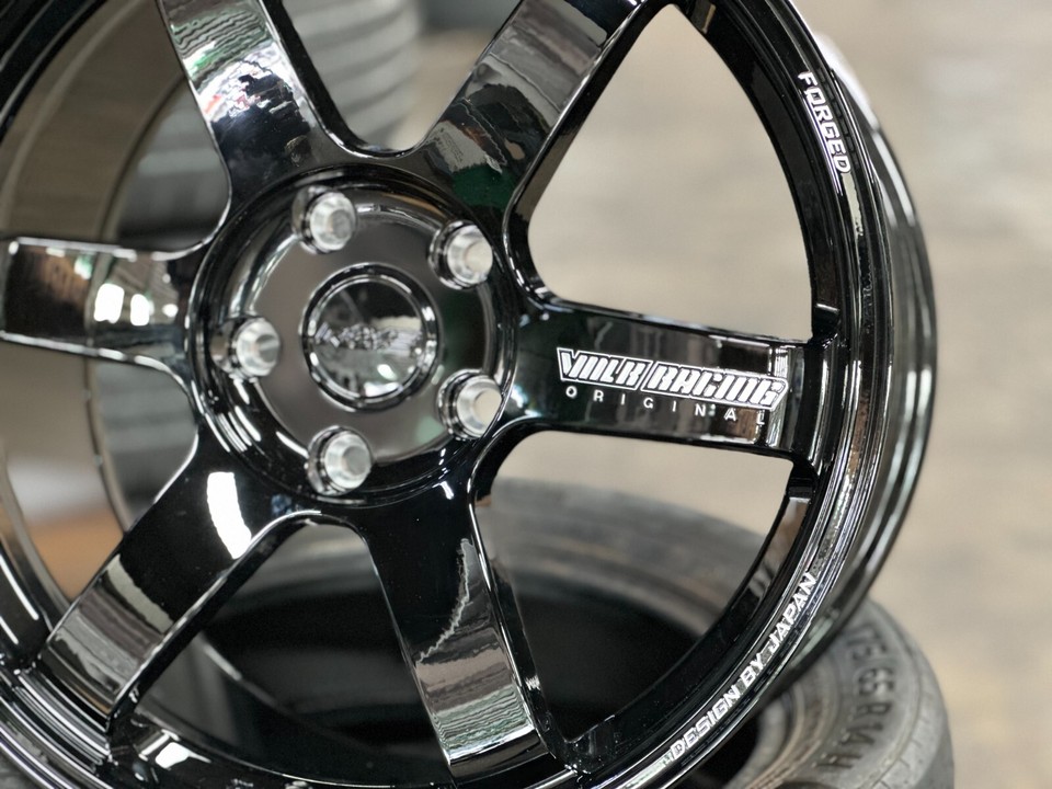 New 18x9.5 ET44 5x120 AOW TE37 SAGA S-Plus Wheel CIVIC TYPE R FK8 FL5 ...