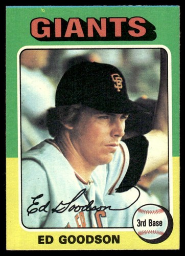 1975 Topps Ed Goodson #322 San Francisco Giants Baseball Card | eBay
