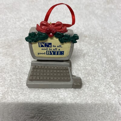 Computer Geek PCs to all and to all a good Byte Christmas Ornament ...