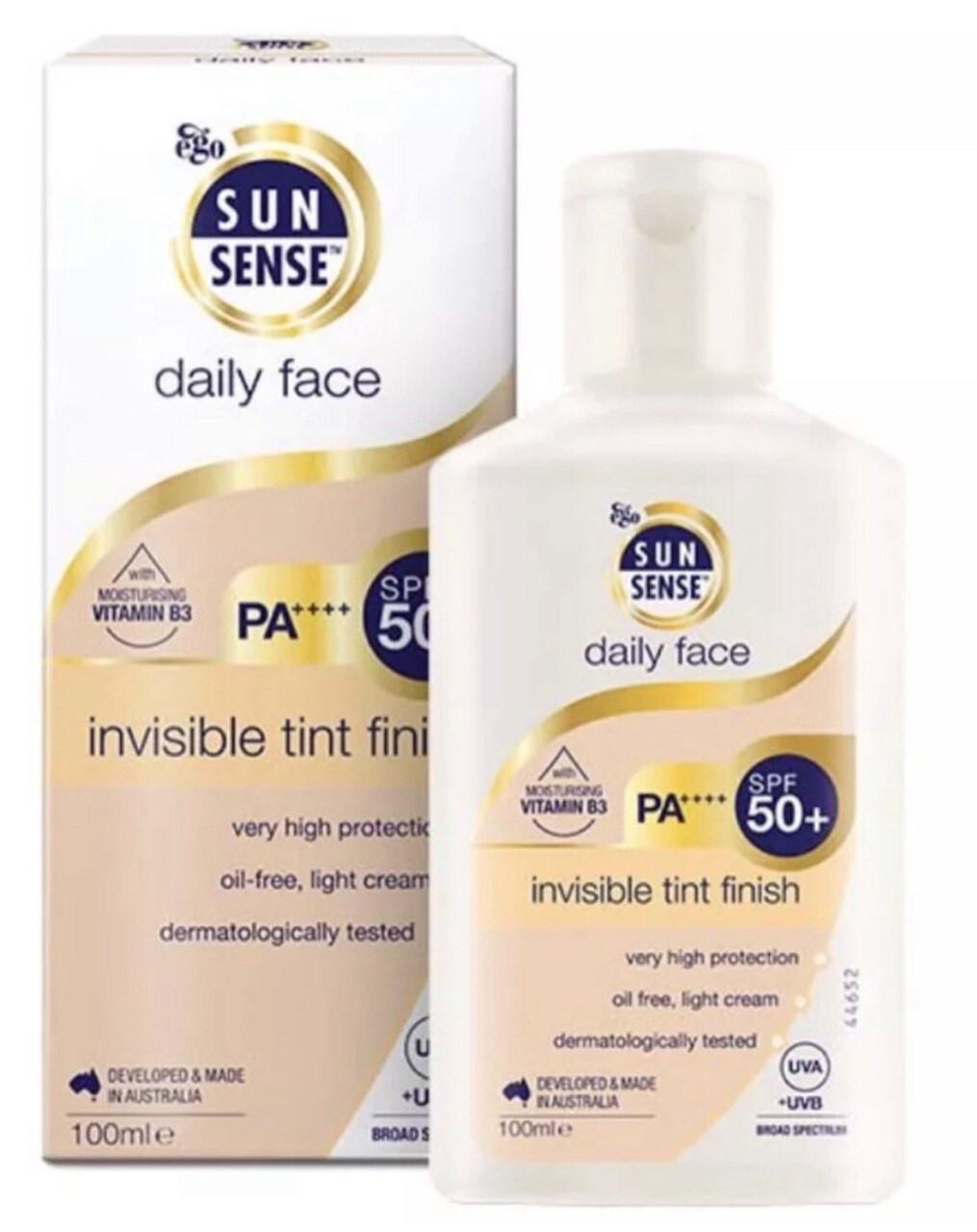 Ego SUNSENSE Daily Face SPF50+ INVISIBLE TINT FINISH Oil-Free Sunscreen ...