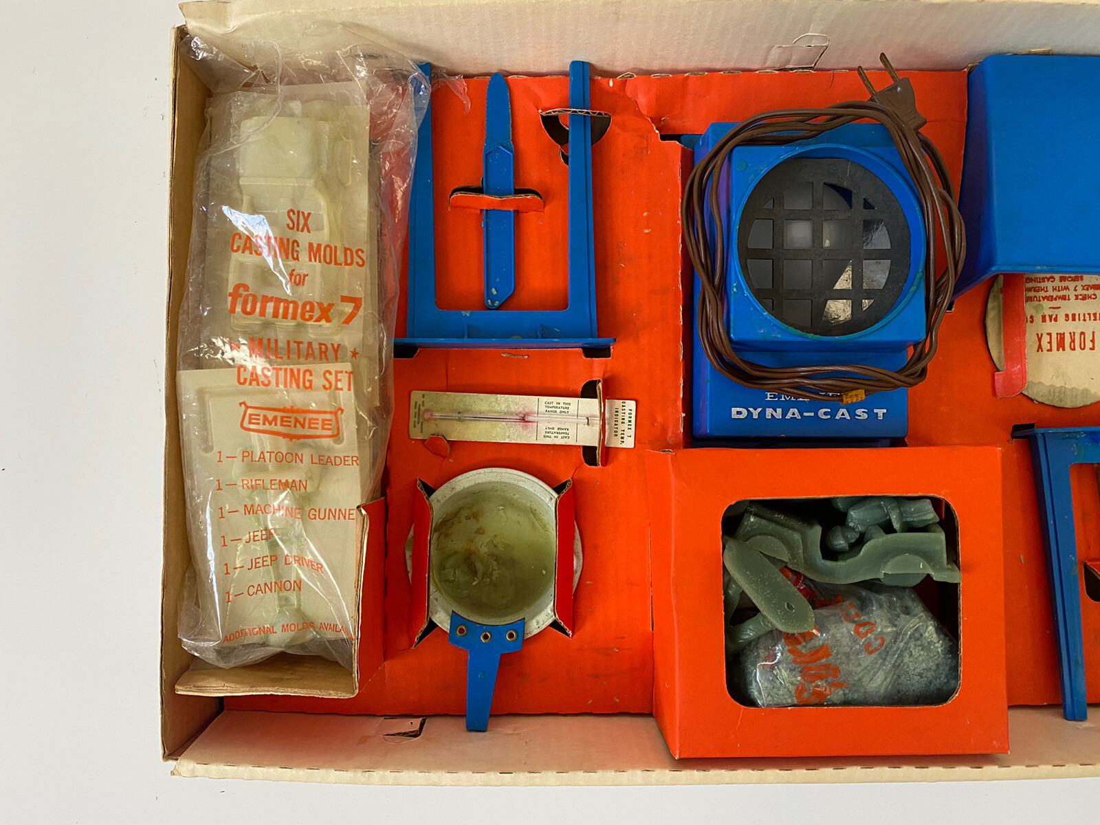 1964 Emenee Formex 7 Casting Set No 4000 Complete 100% In Original Box ...