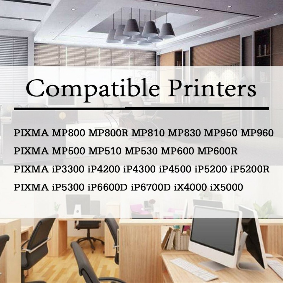 12-PacK PGI-5 CLI-8 Ink Cartridge for PIXMA iP4300 PIXMA MP530 Printer ...